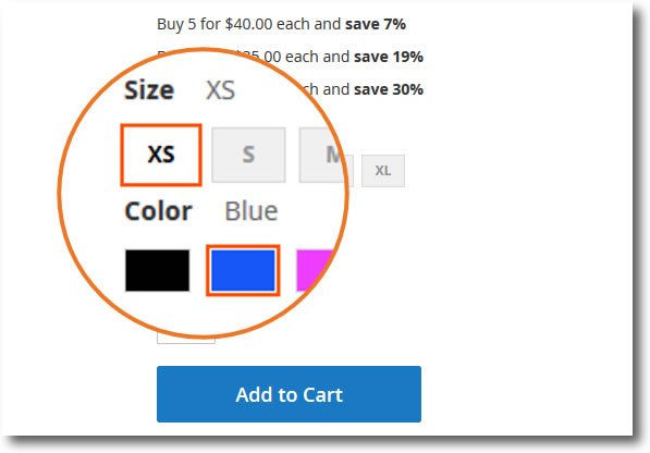 Magento 2 Configurable Products